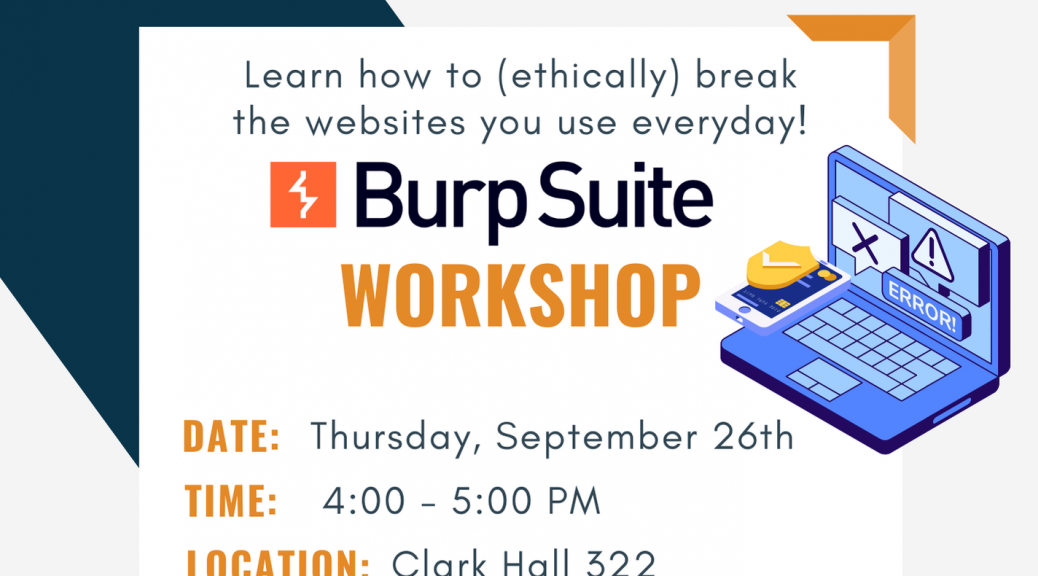 Burp Suite Workshop – SJSU Cyber Intelligence & Security Club